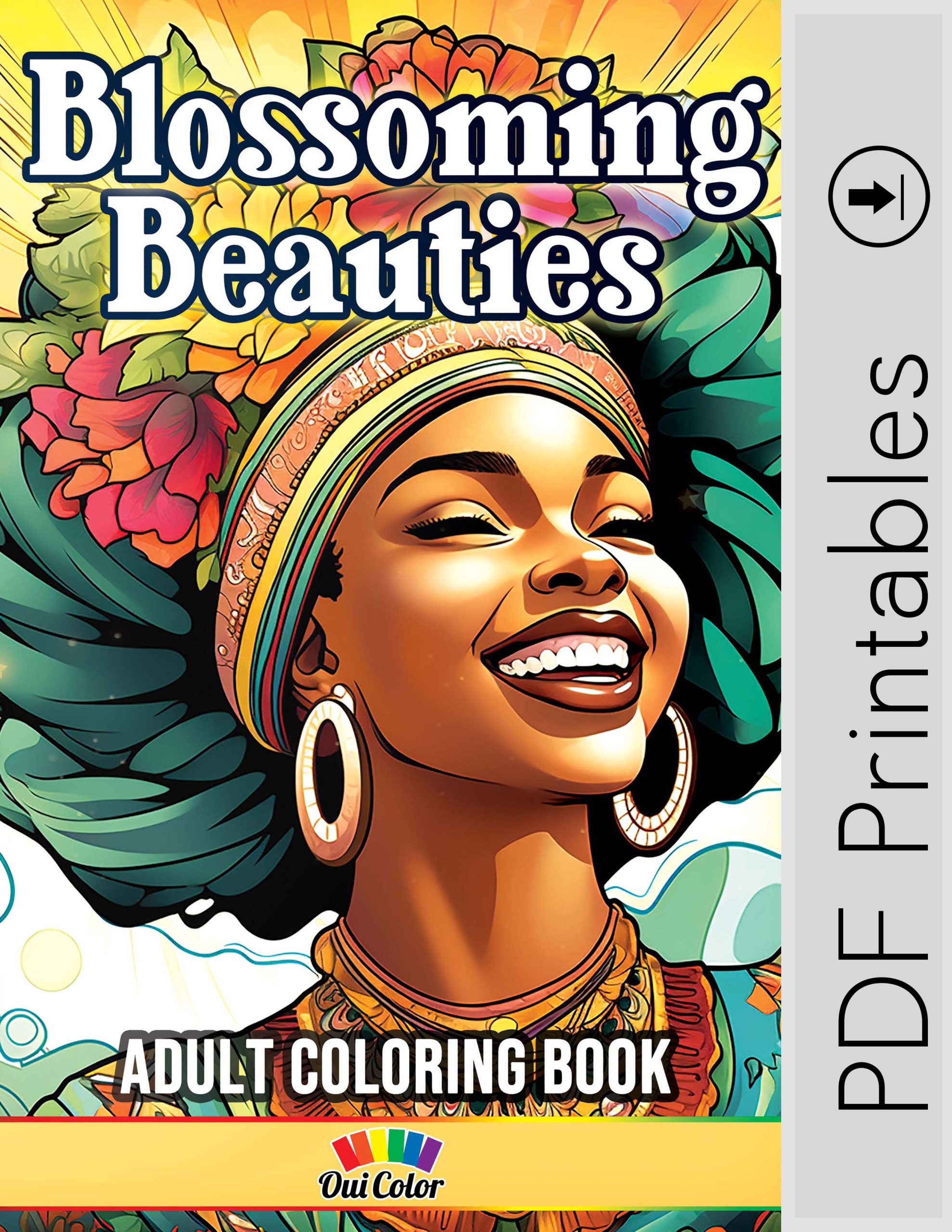 Blossoming Beauties: Black Women in Exquisite Head Wraps – A Floral ...